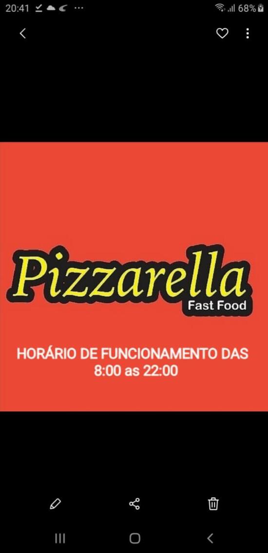 Menu at Pizzarella Fast Food, Barreiras