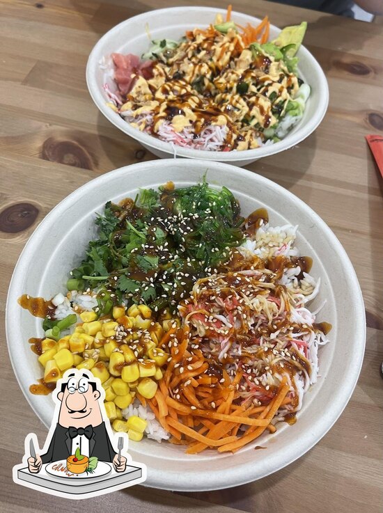 Menu at Poke & Roll restaurant, Cuyahoga Falls