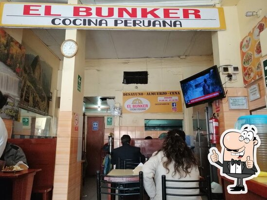 Carta de Restaurant El BUNKER, Lima, Jr. Lampa 755