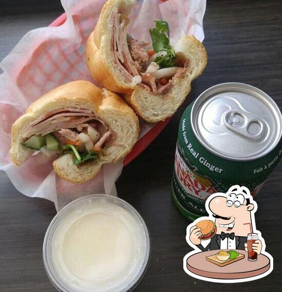 Menu at Banh Mi Bar, New Westminster