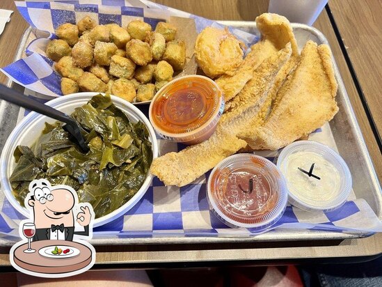 Menu at Whip My Soul restaurant, Austin