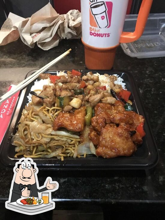 Menu at Panda Express fast food, Orlando, S Kirkman Rd