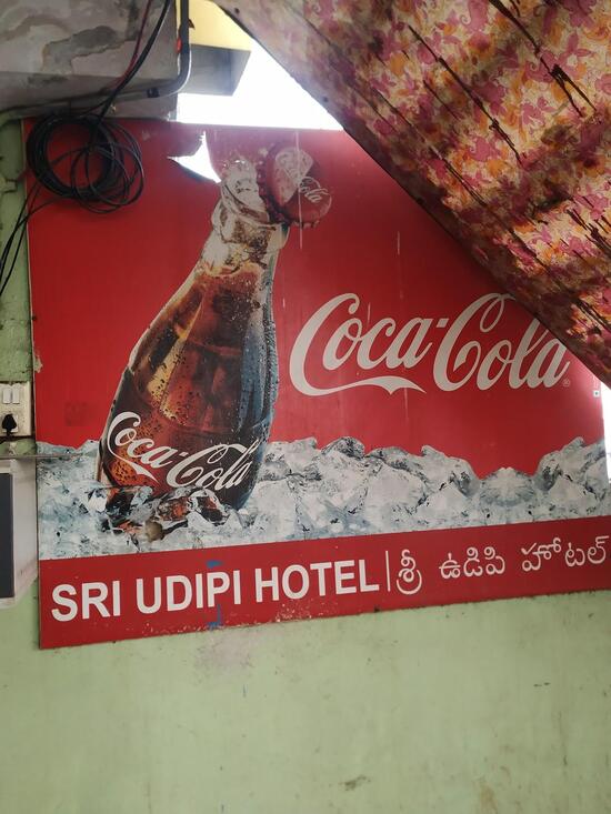 Menu at Udipi Grand Hotel, Hyderabad