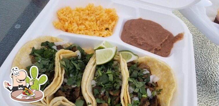 Menu at Tacos Colima restaurant, The Dalles