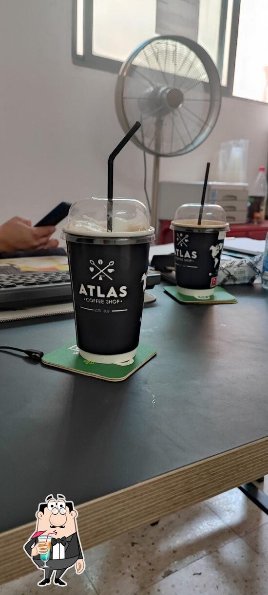 Menu au Atlas coffee shop, Paphos
