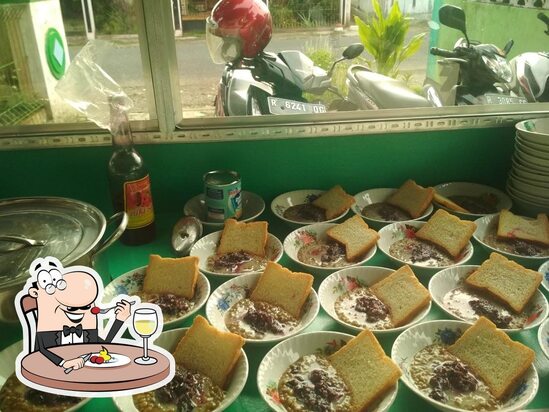 Menu at Burjo Kak Ros cafe, Purwokerto