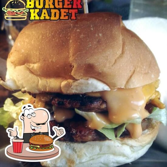 Menu at burger kadet restaurant, East Jakarta