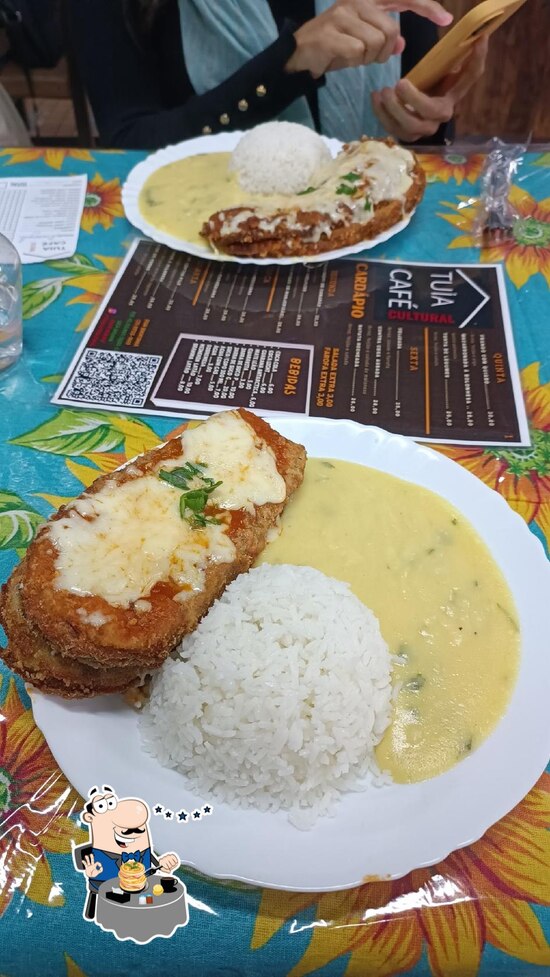 Menu em Tuia café cultural, Rio de Janeiro