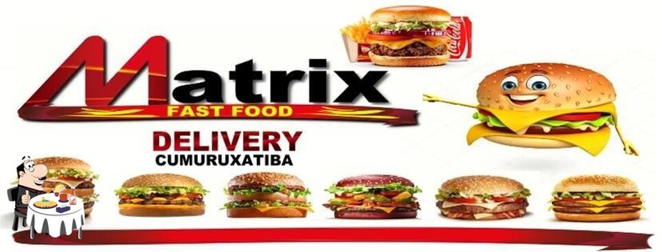 Menu em Matrix Fast Food, Cumuruxatiba