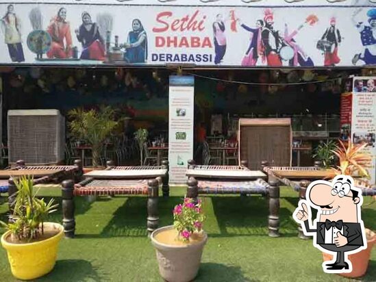 Menu at Sethi Dhaba Derabassi, Dera Bassi