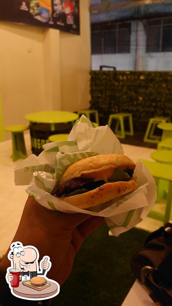 Menu at Burger Bangor restaurant, Banjarmasin