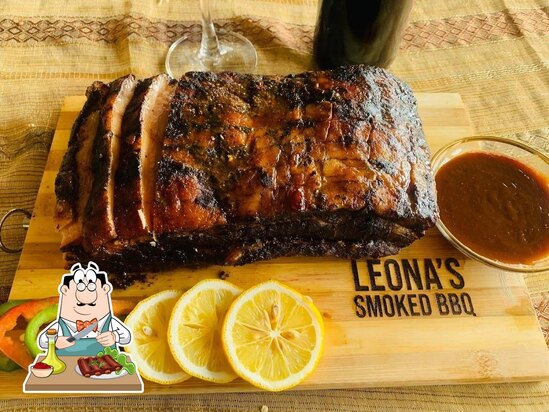 Menu at Leona's Smoked BBQ, Pasig