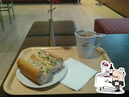 Menu at Simmons Bakers cafe, Letchworth Garden City
