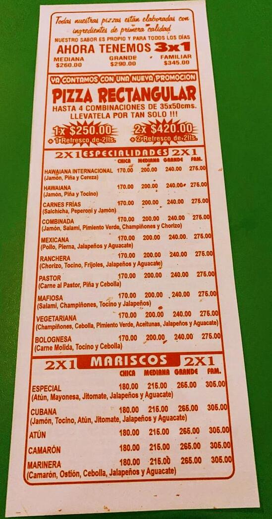 Terry's Pizza restaurant, Mexico City, Arabella MZ18 LT24 - Restaurant ...