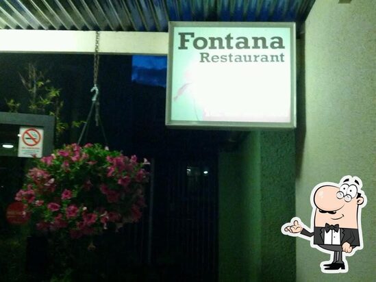 Menu at Fontana Restaurant, Holywood