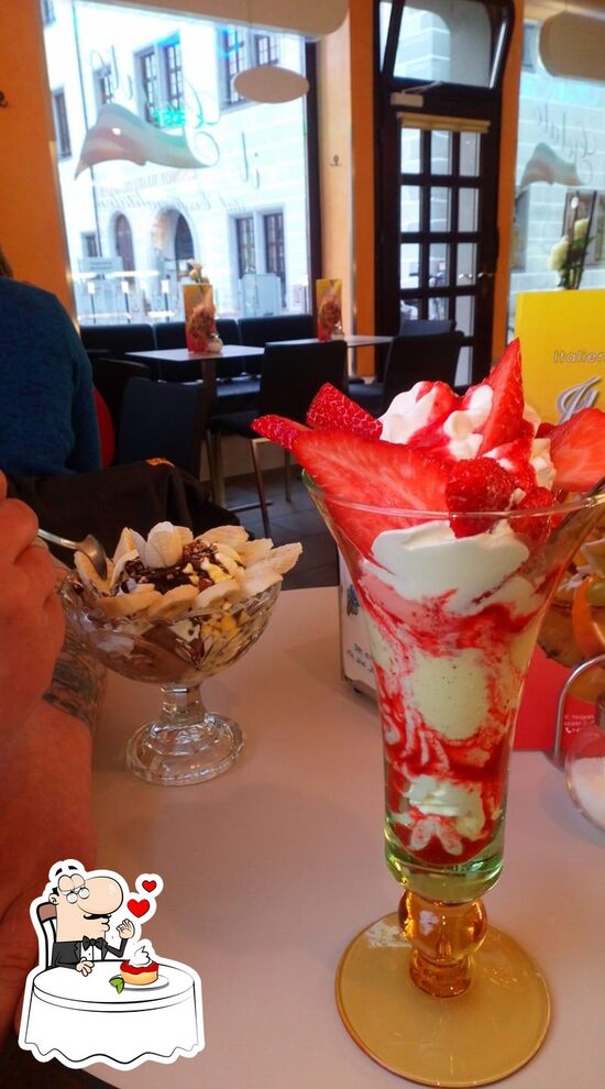 Menu at Eiscafé Il Gelato, Torgau