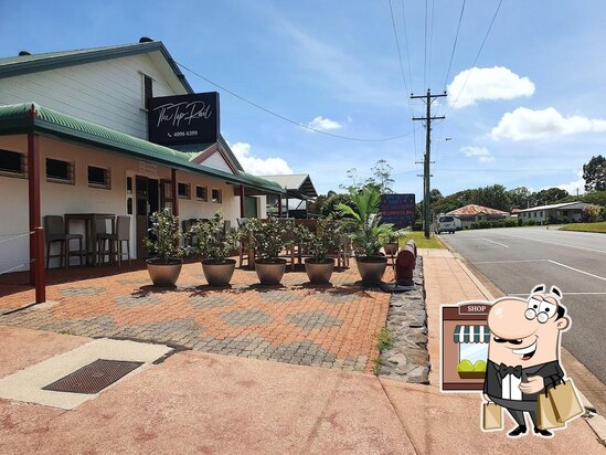 Menu at The Top Rail restaurant, Malanda