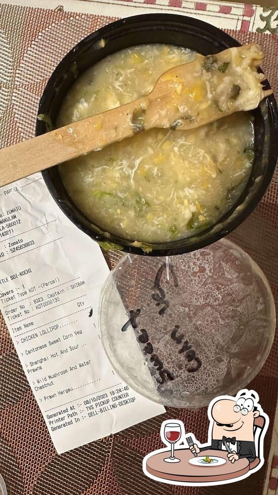 Menu at Little Soi, Ernakulam