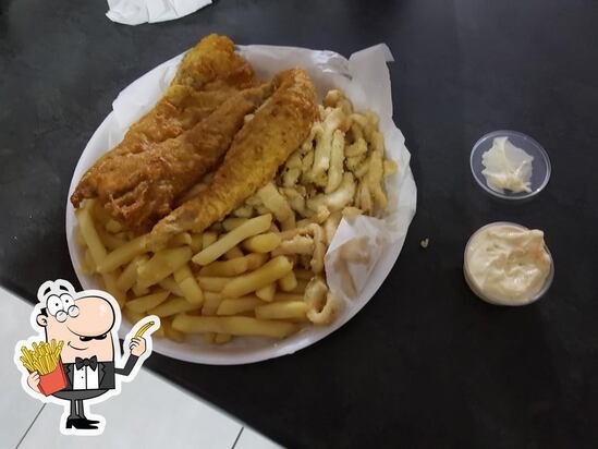 Menu at Hook & Line Fisheries restaurant, South Africa