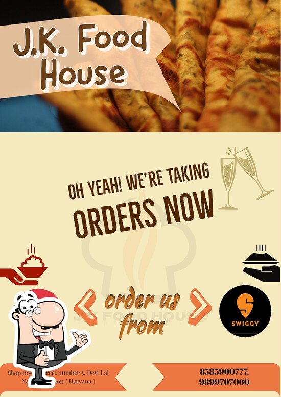 Menu at J.K Food House, Gurugram