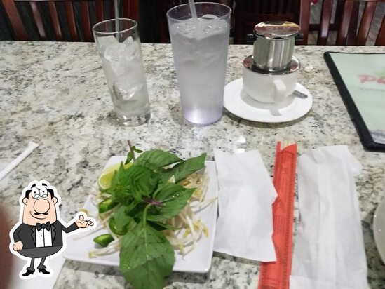 Menu at Pho 68 restaurant, Laredo