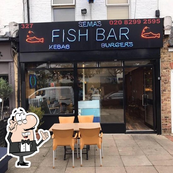 Menu at Semas Fish Bar, London
