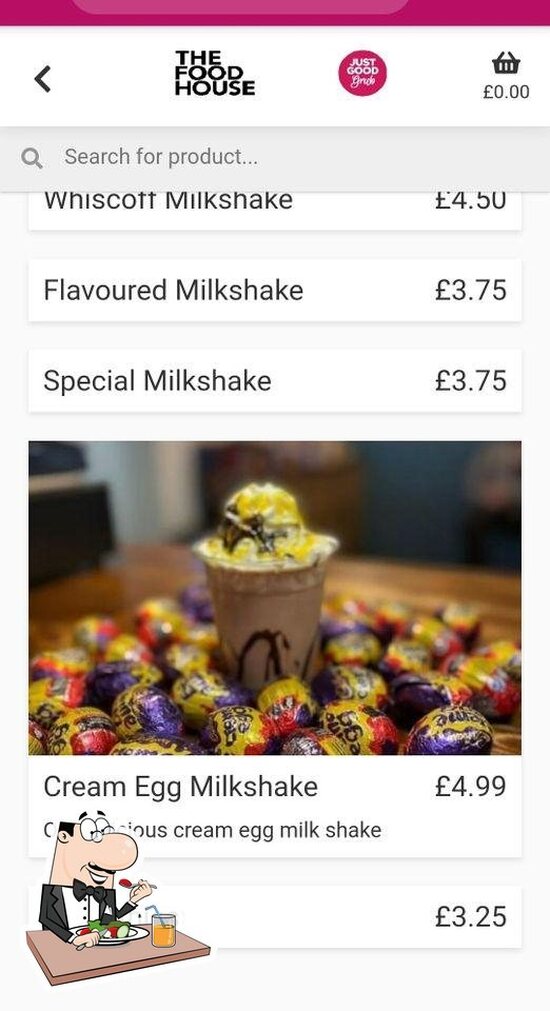 Carta del restaurante The Food House, Banbridge