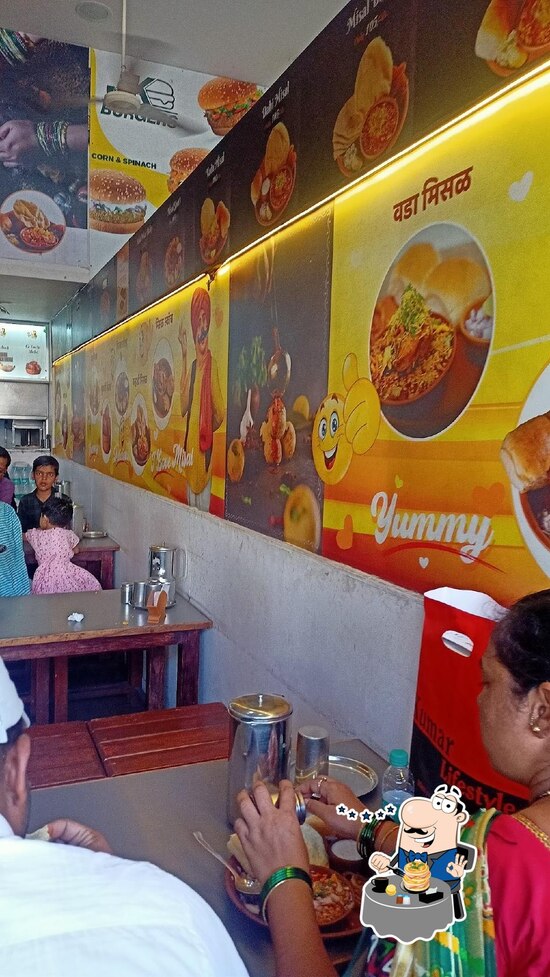 Menu at Varhadi Misal Thane Station, Thane