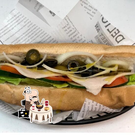 Menu at Archee's Sub Deli Cafe, Naga