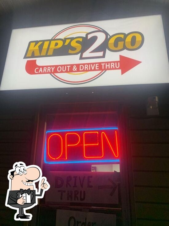 Menu at Kip's 2 Go pizzeria, Island