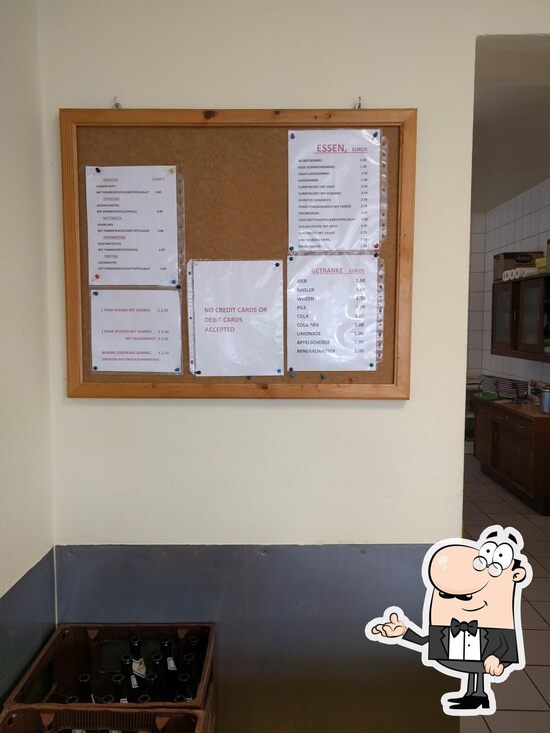 Menu at German Kantine restaurant, Vilseck, Südlager 133