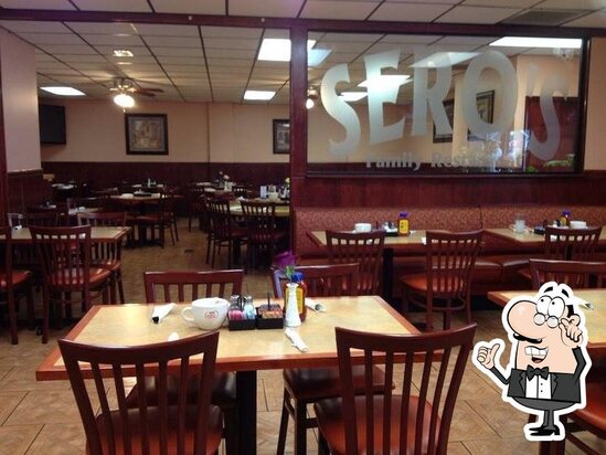 Menu at Sero's Family Restaurant, Indianapolis
