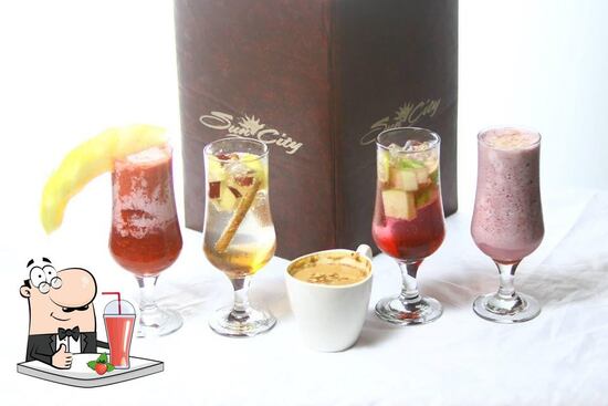 Menu at Sun City Cafe, Port Said