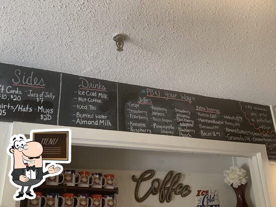 Menu at PB&J with Tay desserts, Olmos Park