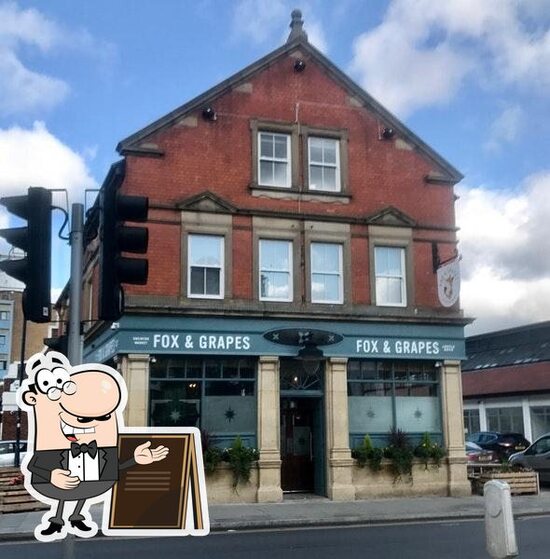 Menu at Fox & Grapes pub & bar, Nottingham