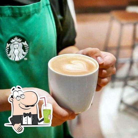 Menu at Starbucks cafe, Manila, Ground Floor SM City Manila
