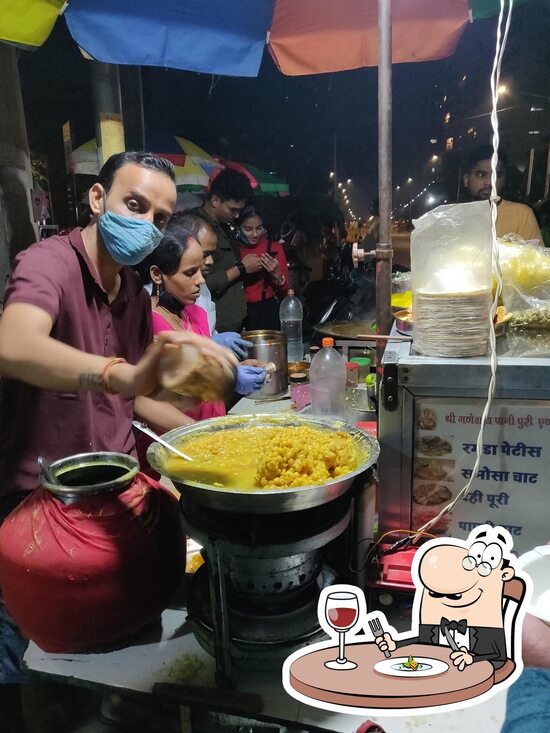 Menu at Shree Ganeshay Pani Puri and Chat, Mumbai