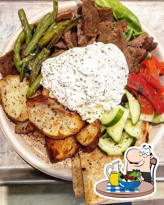 Menu at The Simple Greek restaurant, Virginia Beach