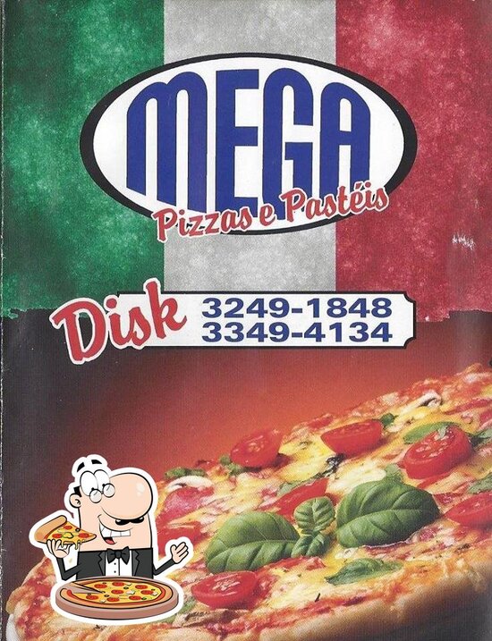Menu at Mega Pizzas E Pasteis restaurant, Itajaí