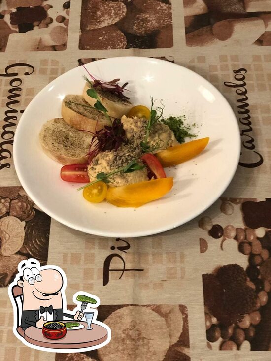 Menu at Metropol cafe, Tula