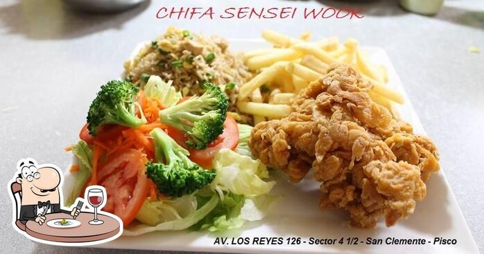 Menu at Chifa Sen Sei Wok restaurant, Pisco