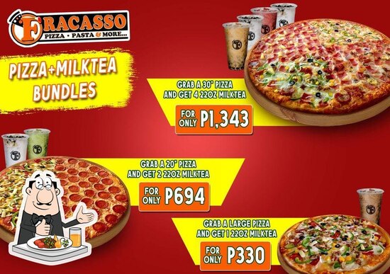 Menu at Fracasso Lagro pizzeria, Quezon City