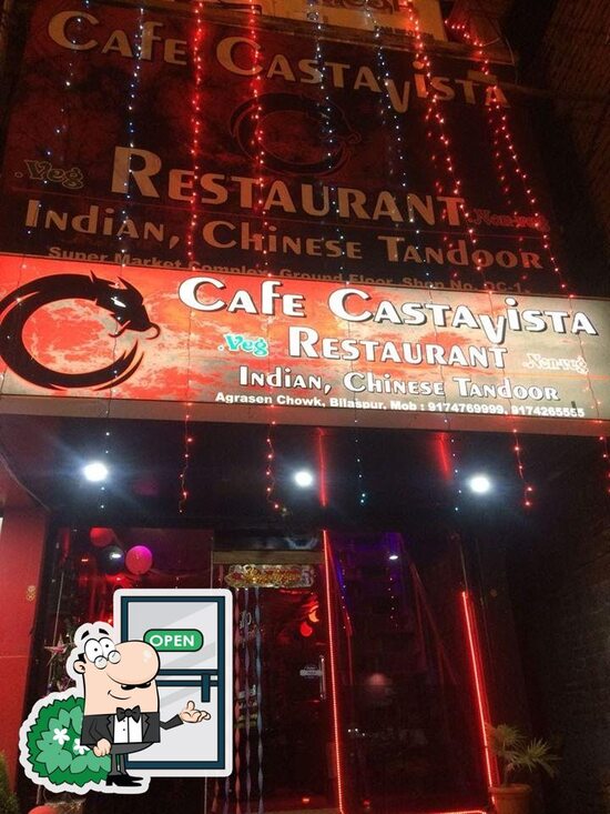 Menu at Cafe Castavista Restaurant, Bilaspur