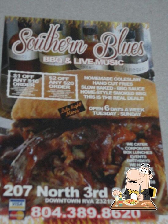 Menu at Southern Blues pub & bar, Richmond