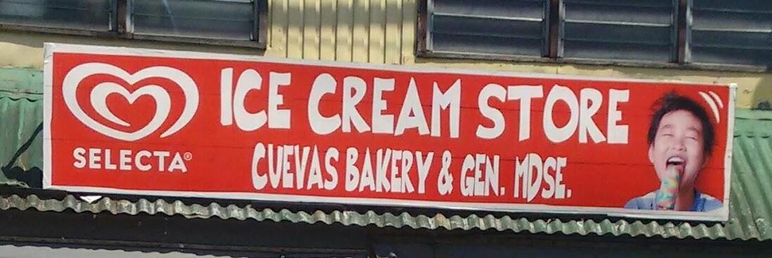 Menu at Cuevas Bakery & Gen. Mdse., Obando