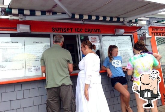Menu at Sunset Ice Cream and Cappuccino, Duck