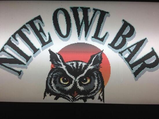 Menu at Nite Owl Bar, Beulah