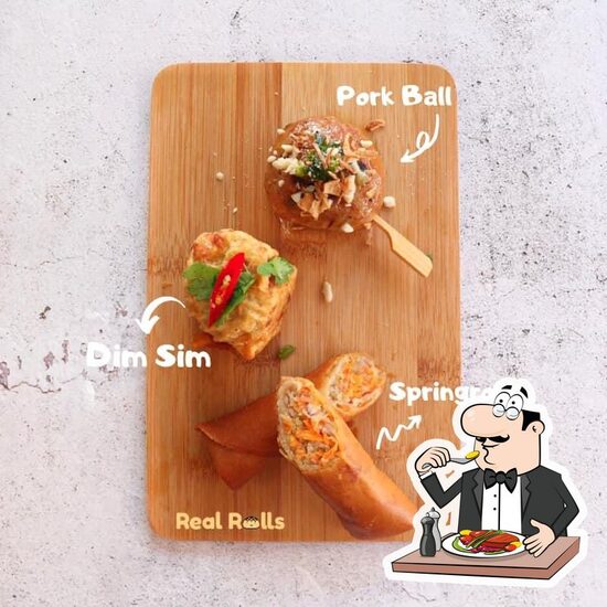 Menu at Real Rolls restaurant, Adelaide, Shop 5/20 James Pl
