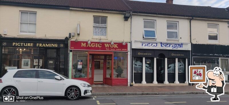 Menu at Magic Wok fast food, Gosport