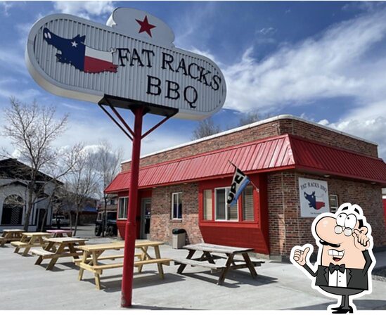 Menu at Fat Racks BBQ, Cody, Sheridan Ave